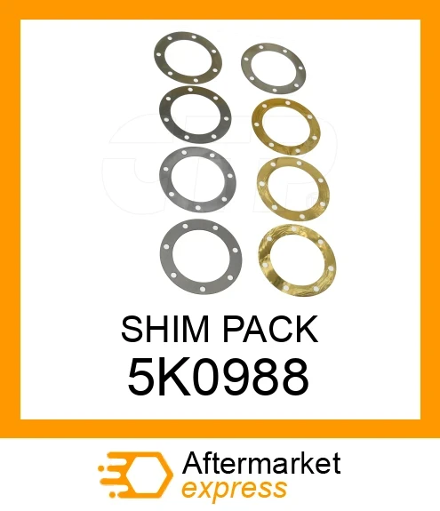 5K0988 - SHIM PACK fits CATERPILLAR | Price: $39.06 Stock: Florida