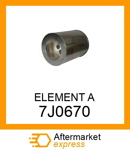 7J0670 - ELEMENT A fits CATERPILLAR | Price: $17.36 Stock: Tennessee