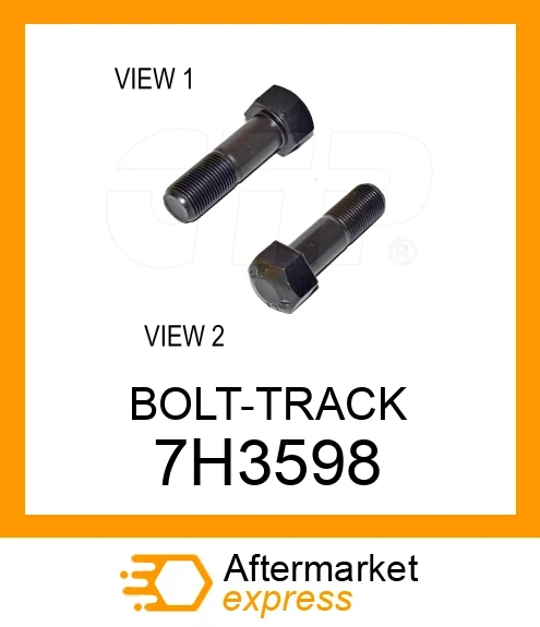 7H3598 - BOLT-TRACK fits CATERPILLAR | Price: $1.60 Stock: Texas