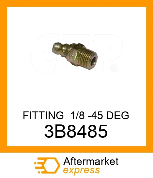 3B8485 - FITTING 1/8 -45 DEG fits CATERPILLAR | Price: $0.55 Stock: Florida