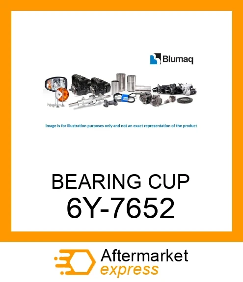 6Y-7652 - BEARING CUP fits CATERPILLAR | Price: $18.83 Stock: Tennessee