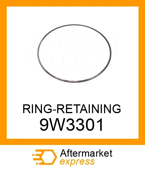 9W3301 - RING-RETAINING fits CATERPILLAR | Price: $16.61 Stock: Florida