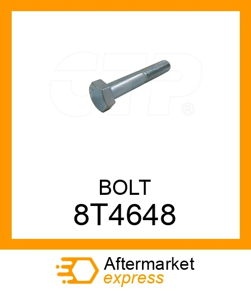 8T4648 - BOLT fits CATERPILLAR | Price: $0.71 Stock: Texas