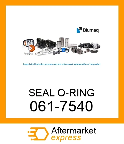 061-7540 - SEAL O-RING fits CATERPILLAR | Price: $0.62 Stock: Tennessee