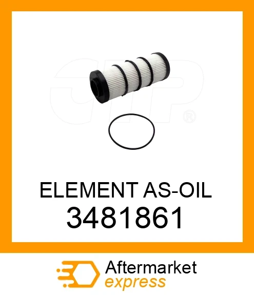 3481861 - ELEMENT AS-OIL fits CATERPILLAR | Price: $27.49 Stock: Texas