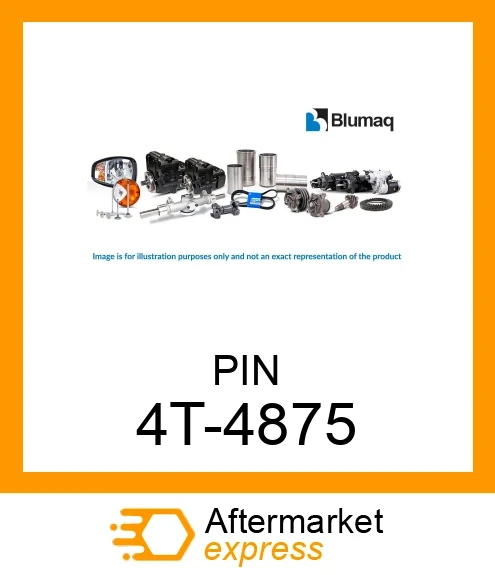 4T-4875 - PIN fits CATERPILLAR | Price: $25.13 Stock: Tennessee
