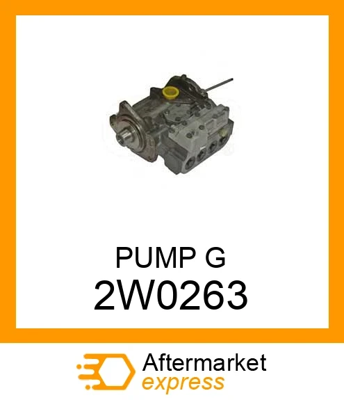 2W0263 - PUMP G fits CATERPILLAR | Price: $1,929