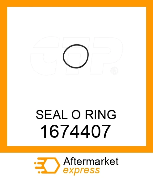 1674407 - SEAL O RING fits CATERPILLAR | Price: $0.49 Stock: Texas