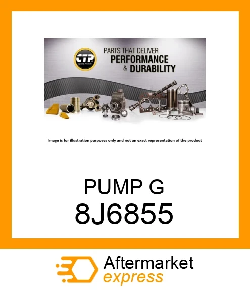 8J6855 - PUMP G fits CATERPILLAR | Price: $12,582