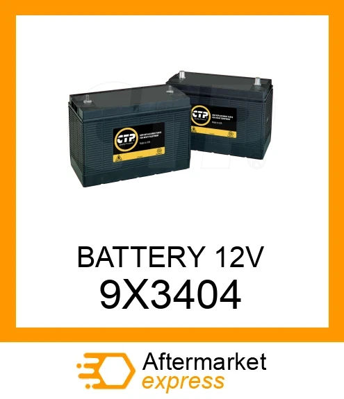 9X3404 - BATTERY 12V fits CATERPILLAR | Price: $248.80