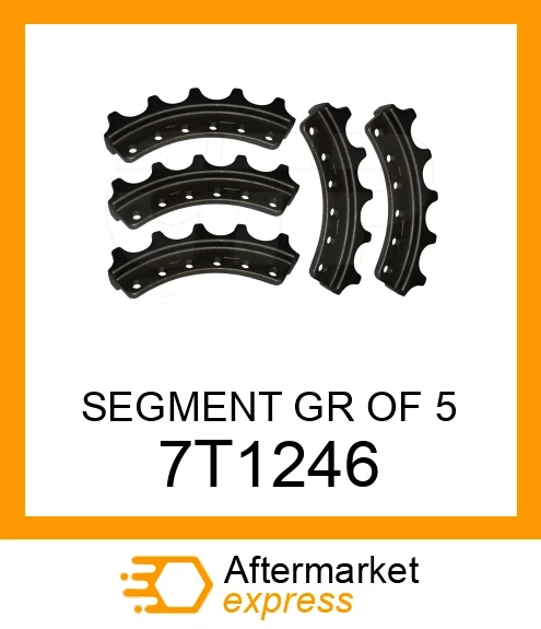 7T1246 - SEGMENT GR OF 5 fits CATERPILLAR | Price: $653.44 Stock: Texas
