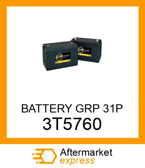 3T5760 - BATTERY GRP 31P fits CATERPILLAR | Price: $215.63