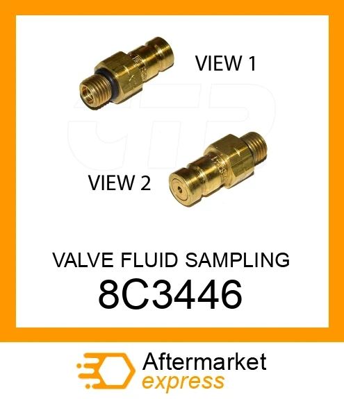 8C3446 - VALVE FLUID SAMPLING fits CATERPILLAR | Price: $22.50 Stock ...
