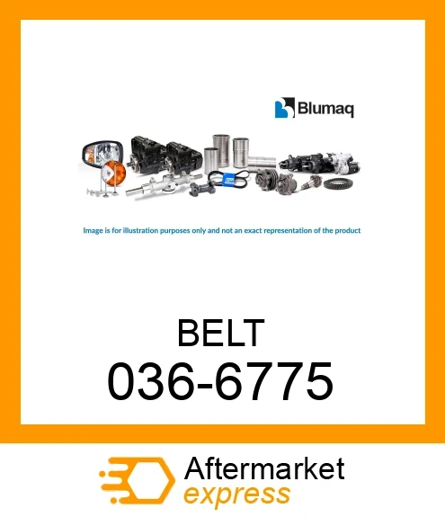 036-6775 - BELT fits CATERPILLAR | Price: $4.19 Stock: Tennessee