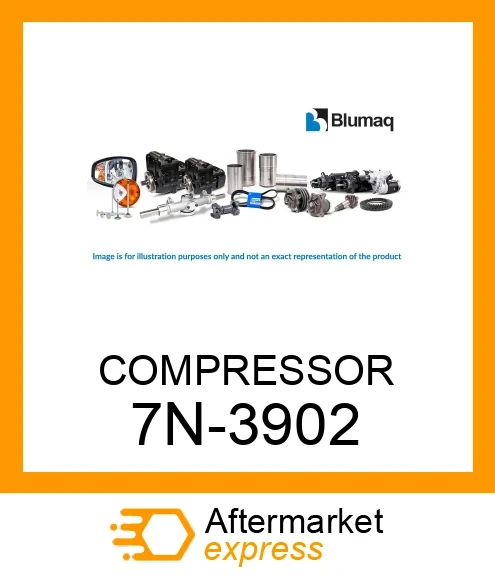 7N-3902 - COMPRESSOR fits CATERPILLAR | Price: $950.35 Stock: Florida