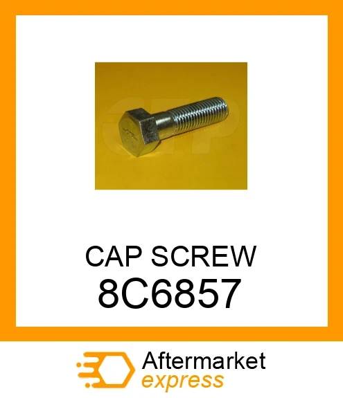 8C6857 - CAP SCREW fits CATERPILLAR | Price: $1.40 Stock: Texas