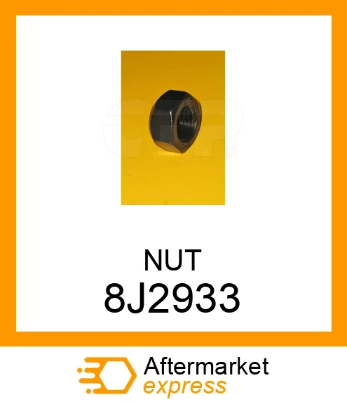 8J2933 - NUT fits CATERPILLAR | Price: $0.93 Stock: Texas