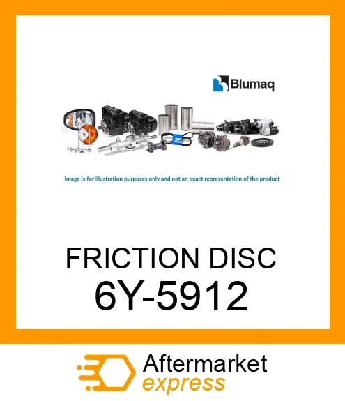 6Y-5912 - FRICTION DISC fits CATERPILLAR | Price: $18.41 Stock: Florida