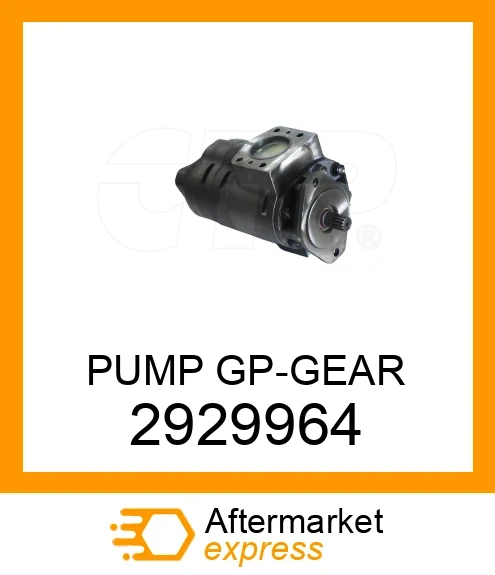 2929964 - PUMP GP-GEAR fits CATERPILLAR | Price: $2,704 Stock: Florida