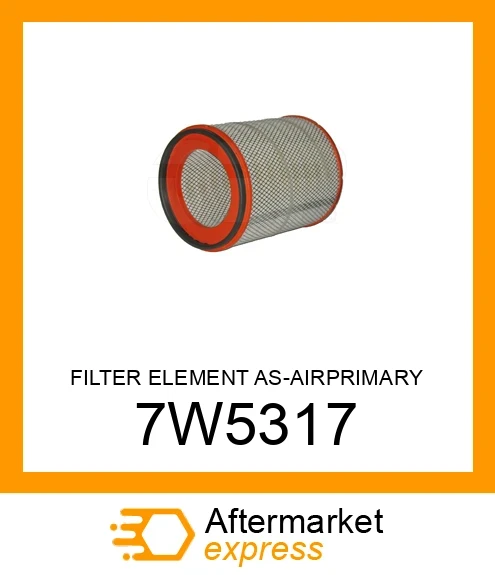 7W5317 - FILTER ELEMENT AS-AIRPRIMARY fits CATERPILLAR | Price: $29.12 ...