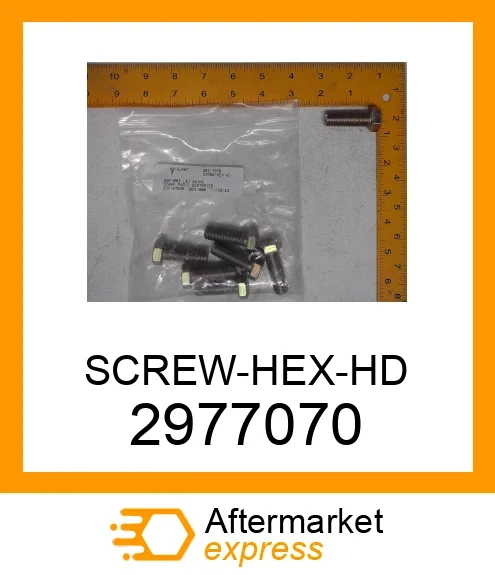 297-7070 - SCREW-HEX-HD fits CATERPILLAR | Price: $1.63 Stock: Wisconsin