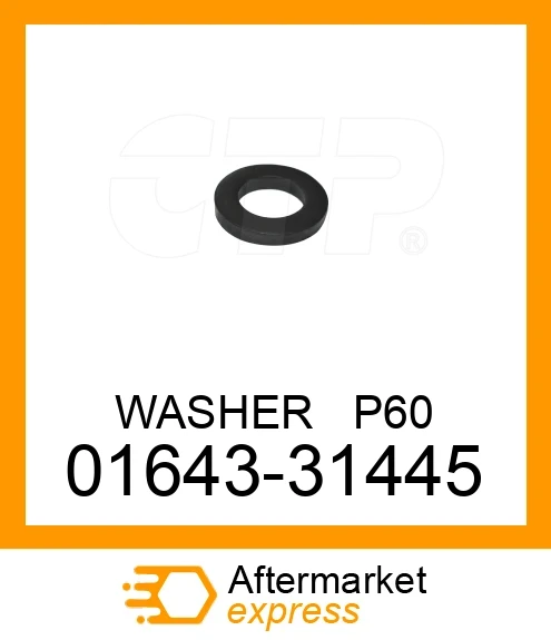 01643-31445 - WASHER P60 fits CATERPILLAR | Price: $0.14 Stock: Florida