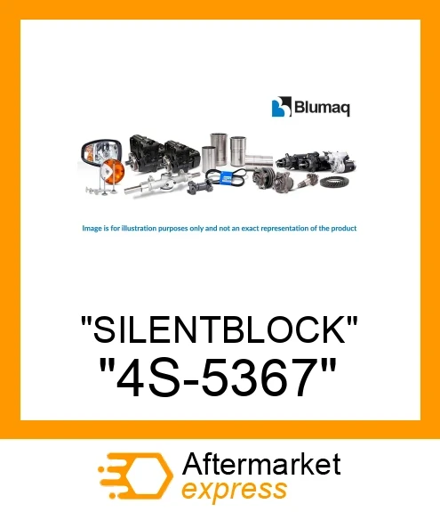 4S-5367 - SILENTBLOCK fits CATERPILLAR | Price: $30.55 Stock: Florida