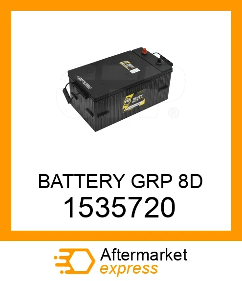 1535720 - BATTERY GRP 8D fits CATERPILLAR | Price: $490.68