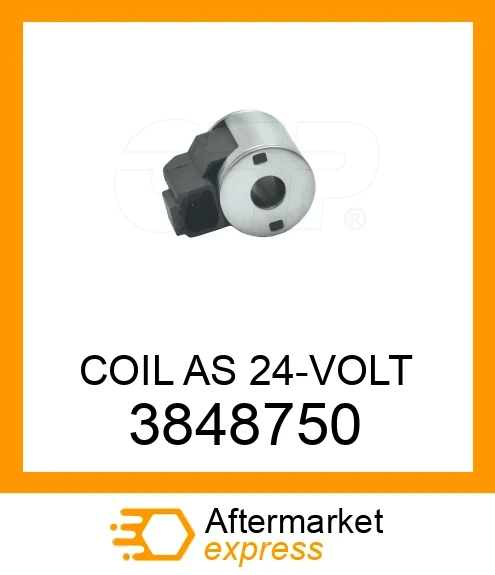 3848750 - COIL AS 24-VOLT fits CATERPILLAR | Price: $18.39 Stock: Florida