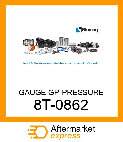 8T-0862 - GAUGE GP-PRESSURE fits CATERPILLAR | Price: $22.38 Stock ...