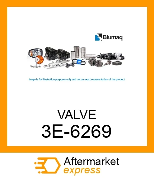 3E-6269 - VALVE fits CATERPILLAR | Price: $123.66 Stock: Florida