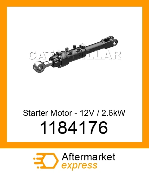 1184176 - Starter Motor - 12V / 2.6kW [9-Tooth][Dust-Proof] fits ...