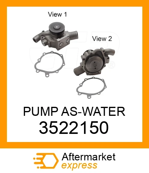 3522150 - PUMP AS-WATER fits CATERPILLAR | Price: $92.85 Stock: Florida
