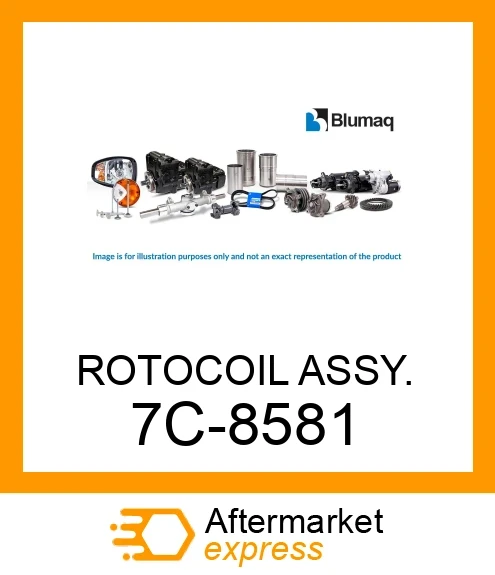 7C-8581 - ROTOCOIL ASSY. fits CATERPILLAR | Price: $3.32 Stock: Tennessee