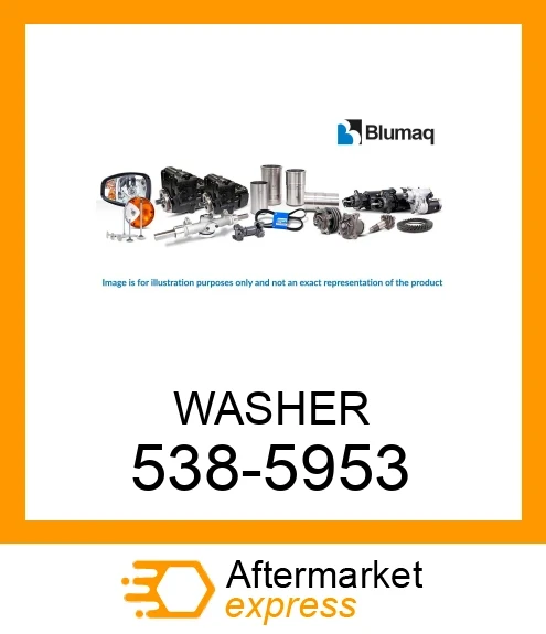 538-5953 - WASHER fits CATERPILLAR | Price: $23.44 Stock: Florida