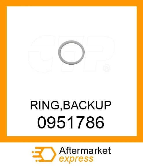 0951786 - RING,BACKUP fits CATERPILLAR | Price: $1.38 Stock: Florida