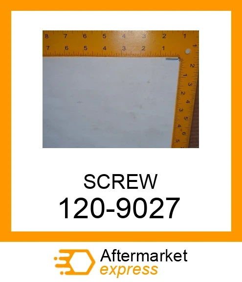 1209027 - SCREW fits CATERPILLAR | Price: $0.43 Stock: Tennessee