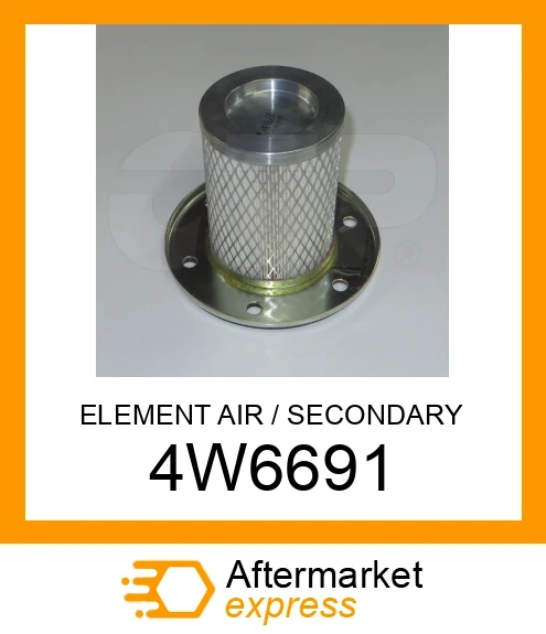 4W6691 - ELEMENT AIR / SECONDARY fits CATERPILLAR | Price: $12.90 Stock ...