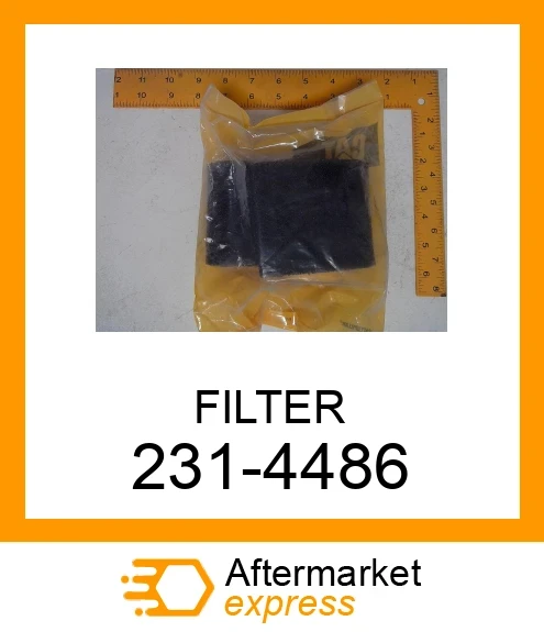2314486 - FILTER fits CATERPILLAR | Price: $9.18 Stock: Indiana