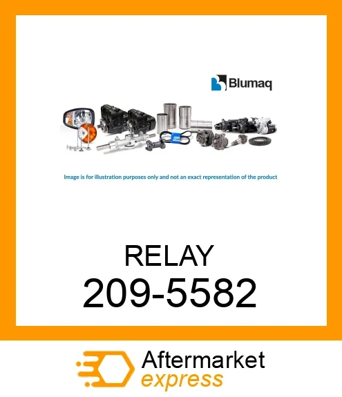 209-5582 - RELAY fits CATERPILLAR | Price: $55.69 Stock: Florida