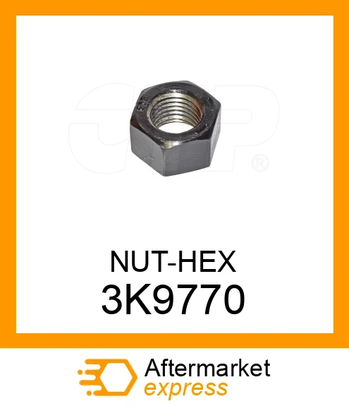 3K9770 - NUT-HEX fits CATERPILLAR | Price: $1.48 Stock: Florida