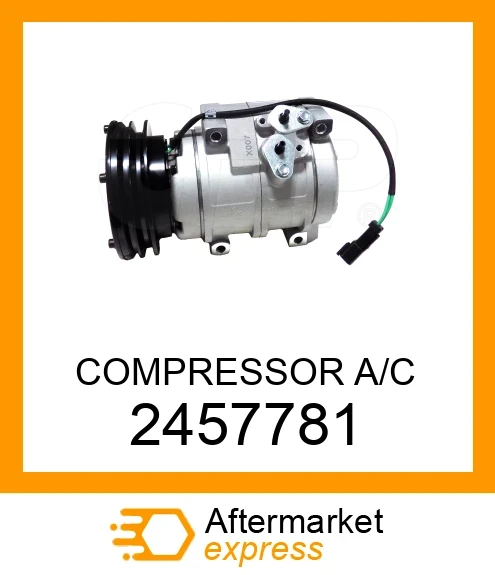 2457781 - COMPRESSOR fits CATERPILLAR | Price: $366.43 Stock: Florida