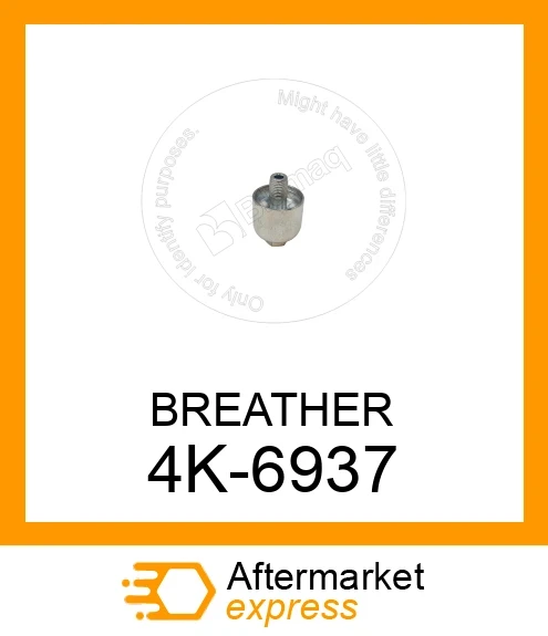 4K-6937 - BREATHER fits CATERPILLAR | Price: $9.50 Stock: Tennessee
