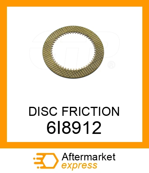 6I8912 - DISC FRICTION fits CATERPILLAR | Price: $8.75 Stock: Florida