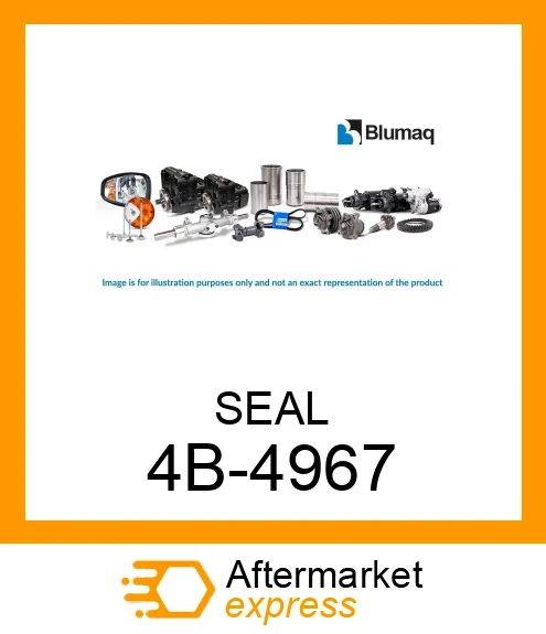 4B-4967 - SEAL fits CATERPILLAR | Price: $7.16 Stock: Florida