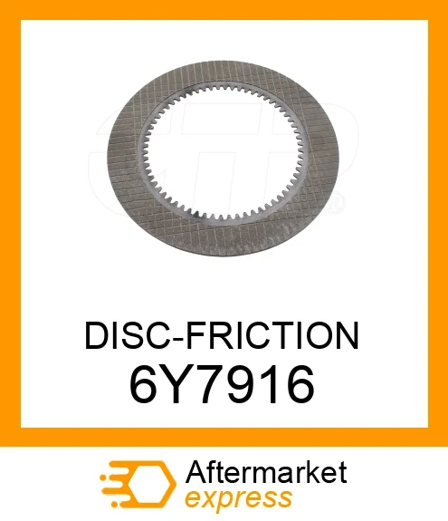 6Y7916 - DISC-FRICTION fits CATERPILLAR | Price: $14.74 Stock: Florida