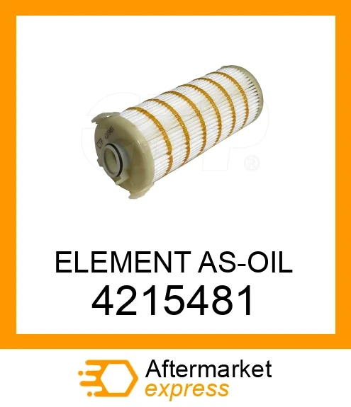 4215481 - ELEMENT AS-OIL fits CATERPILLAR | Price: $25.11 Stock: Florida