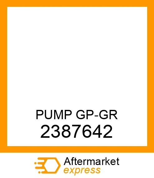 2387642 - PUMP GP-GR fits CATERPILLAR | Price: $949.15 Stock: Texas