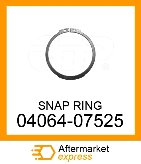 04064-07525 - SNAP RING fits CATERPILLAR | Price: $1.39 Stock: Florida
