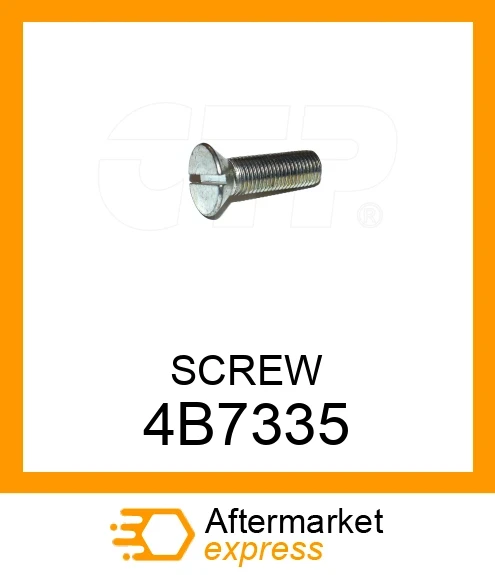 4B7335 - SCREW fits CATERPILLAR | Price: $1.26 Stock: Florida